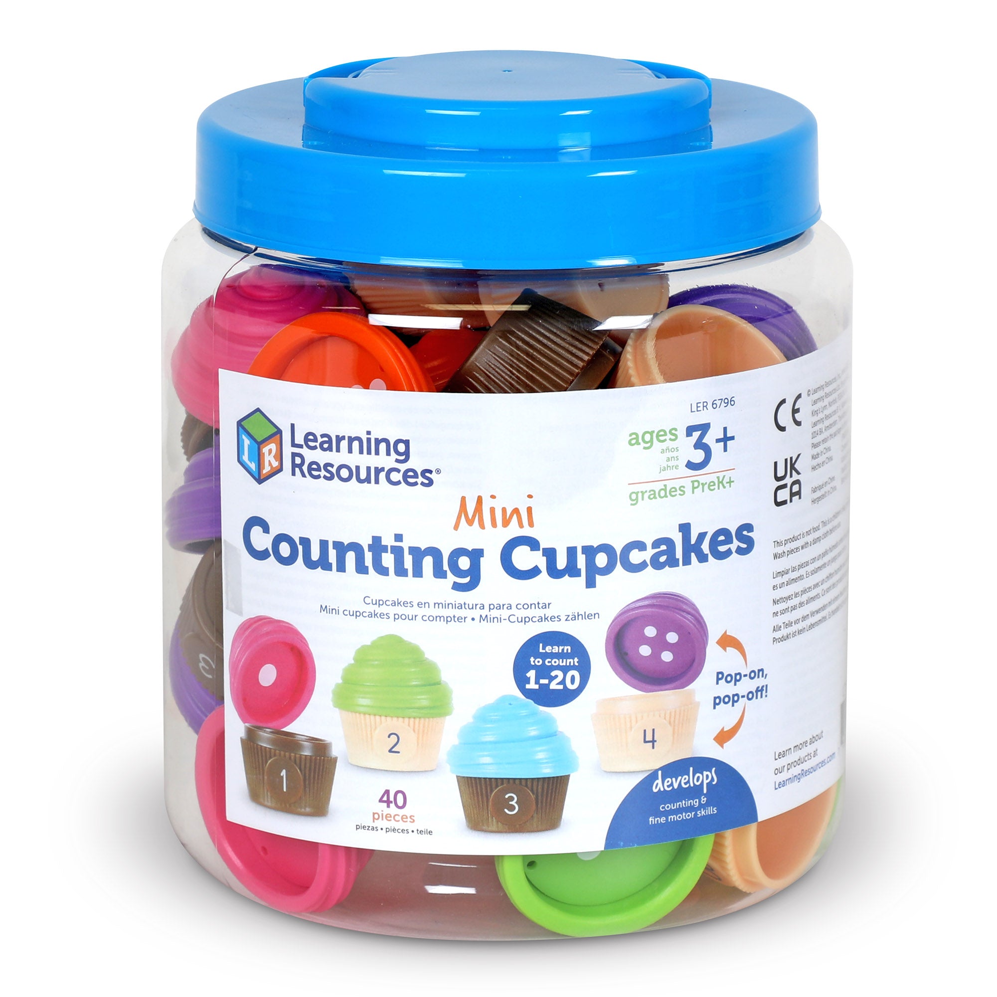 Mini Counting Cupcakes | Fine Motor & Math Fun – SensoryKidsPlay