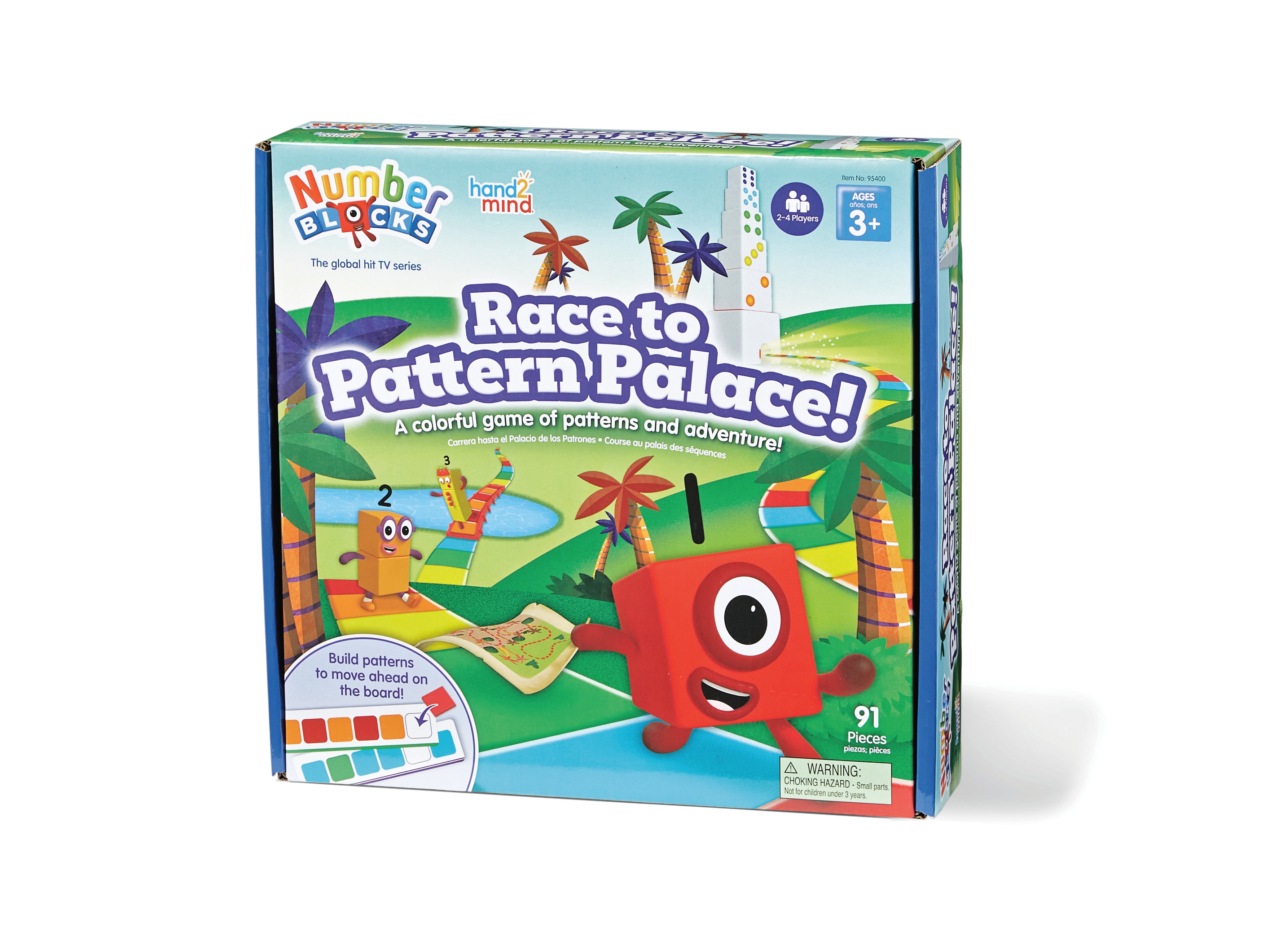 Numberblocks Race to Pattern Palace Board Game for Kids | Sensory & Developmental Play ...