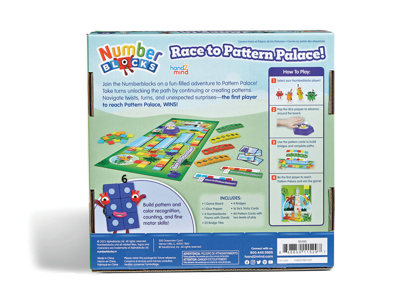 Numberblocks Race to Pattern Palace Board Game for Kids | Sensory ...