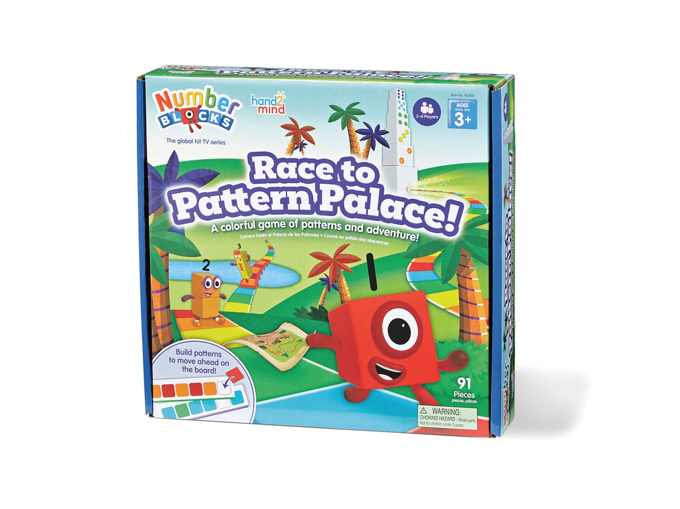 Numberblocks Race to Pattern Palace Board Game for Kids | Sensory ...