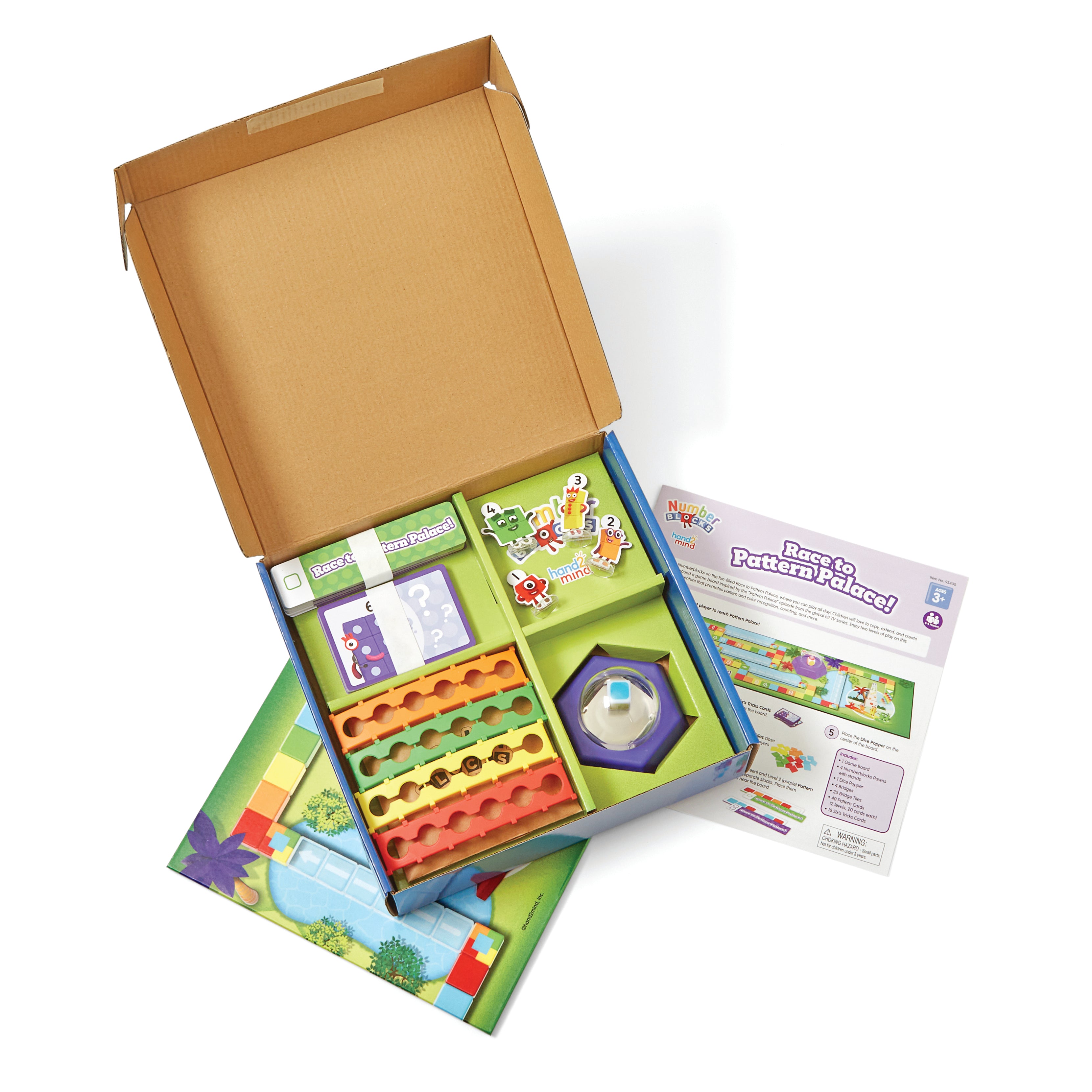 Numberblocks Race to Pattern Palace Board Game for Kids | Sensory ...