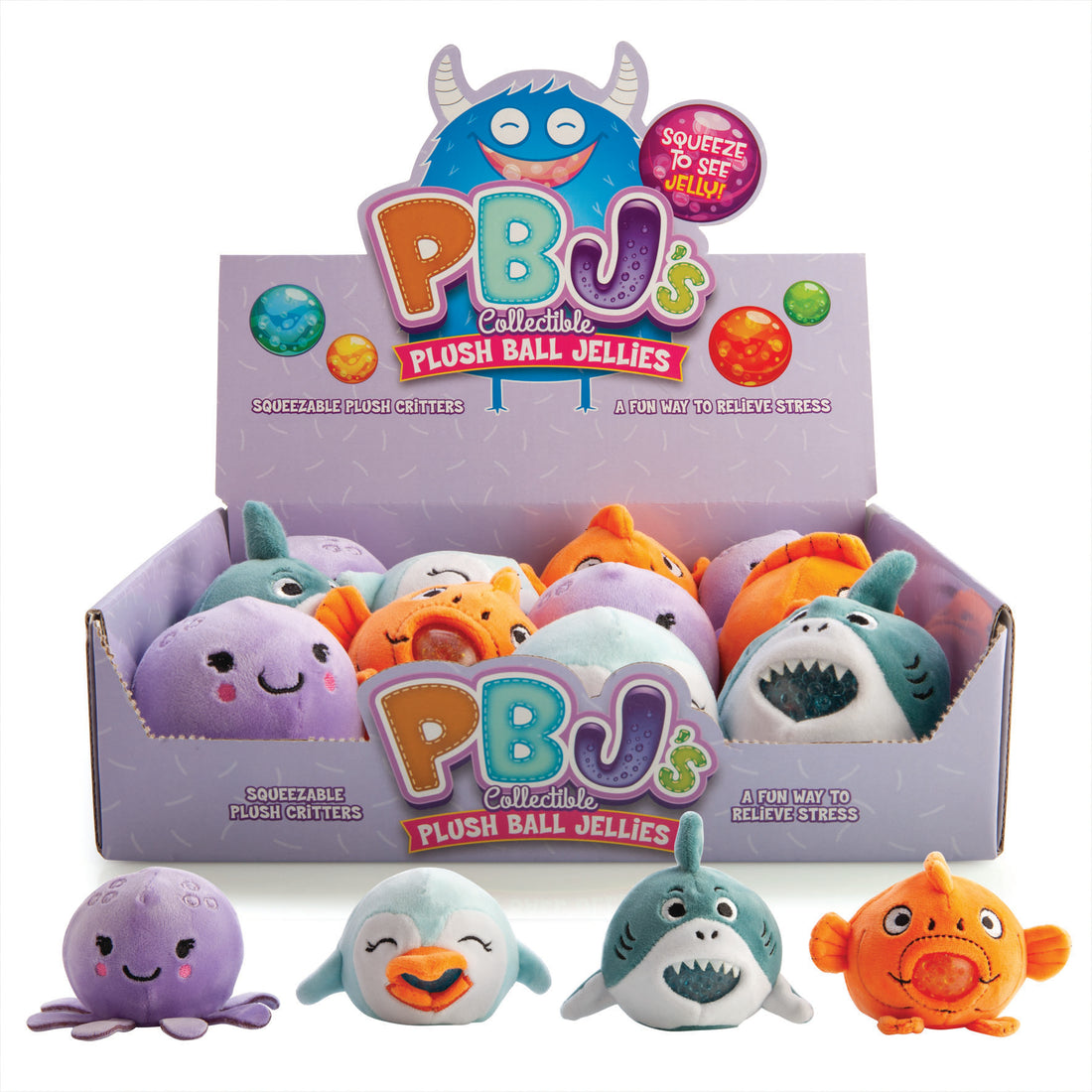 Plush Ball Jellies Sea Animals - Sensory Fidget Toys for Oceanic Adven ...